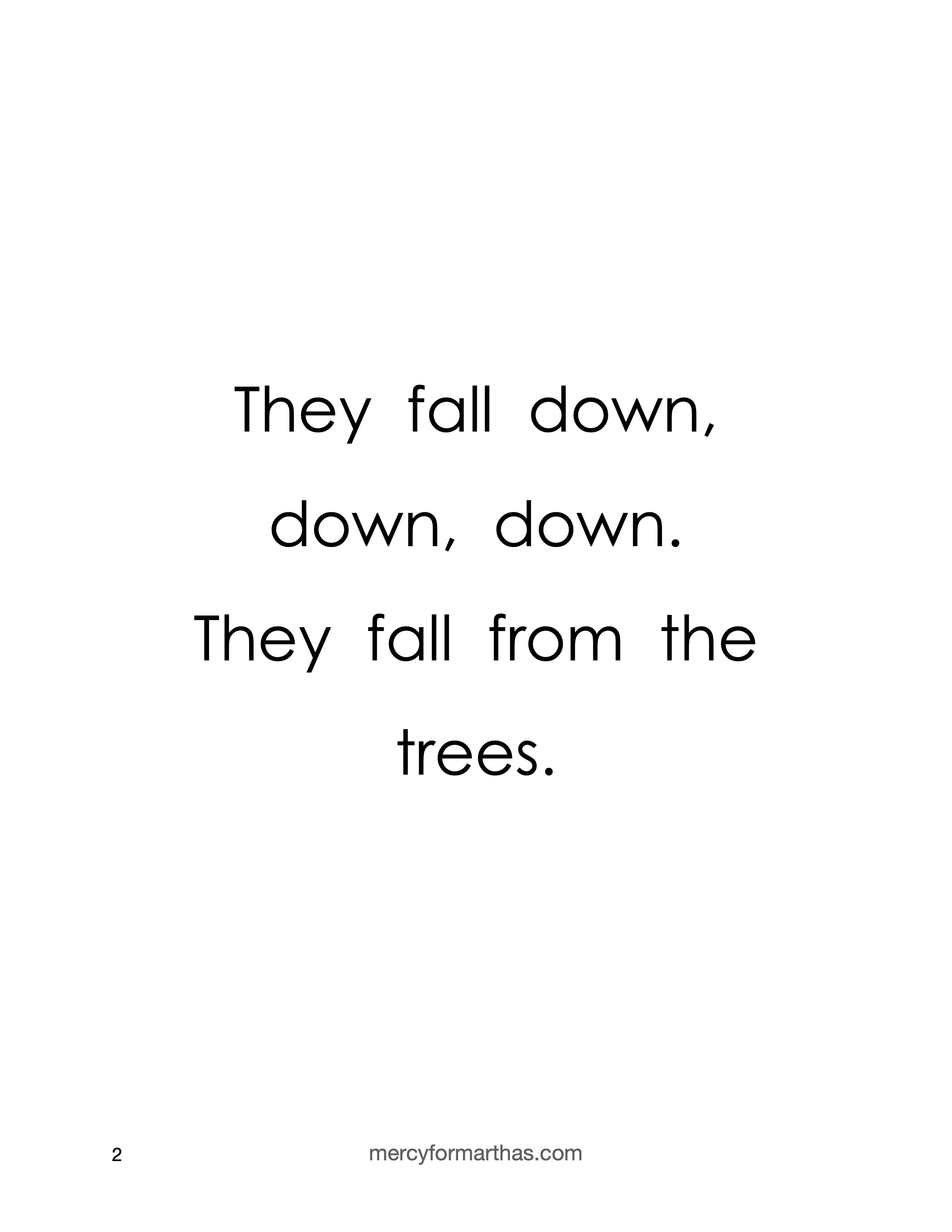 Autumn-Themed Sight Words and Pictures, See and Learn Style – Mercy for ...