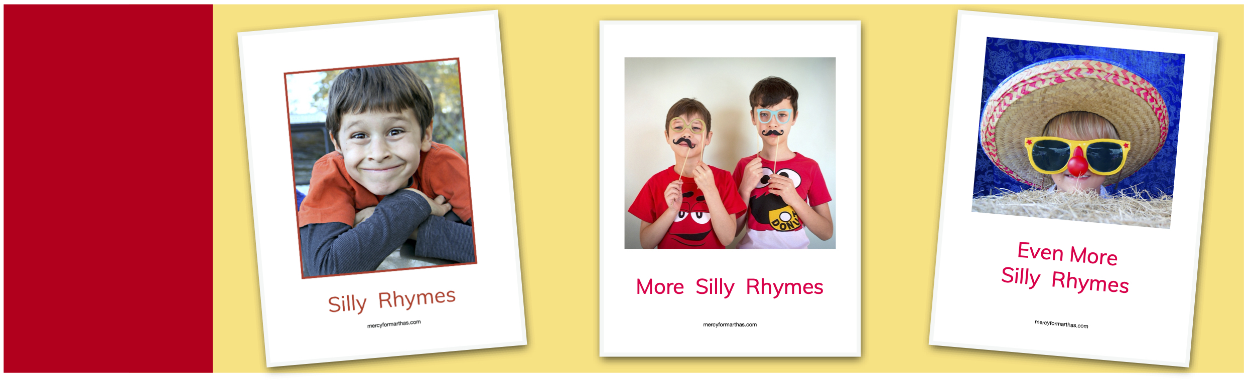 Building Phonemic Awareness: Three Free Books about Rhyming – Mercy for ...