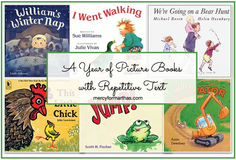 A Year of Picture Books with Repetitive Text – Mercy for Marthas