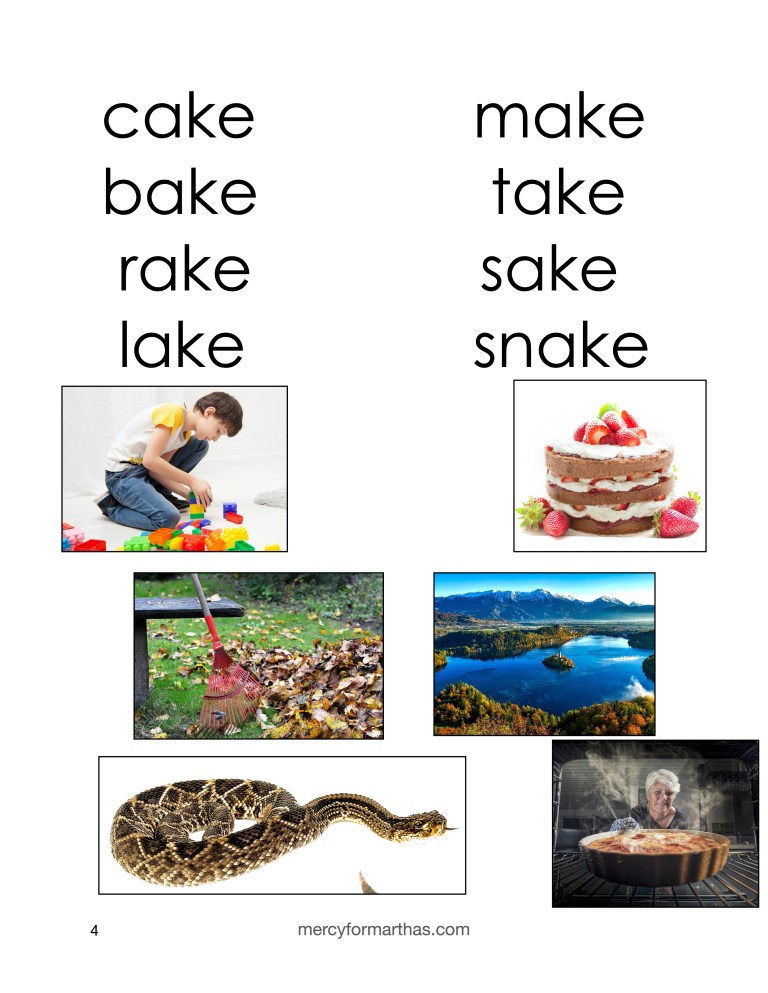 Phonics for Children with Down Syndrome: A FREE Long Vowel CVCe ...