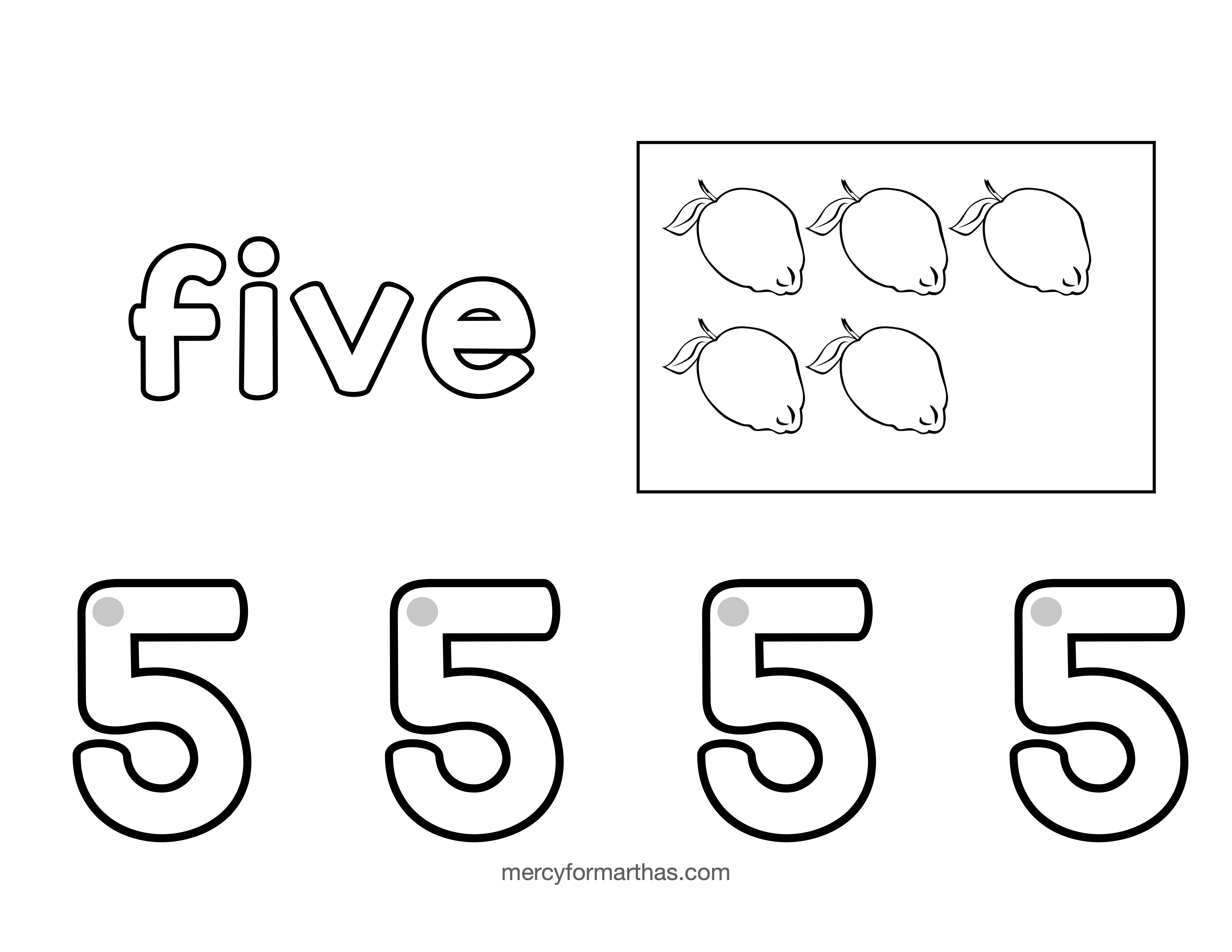 Let’s Trace Numbers ! and Block Numbers LWT Style – Mercy for Marthas