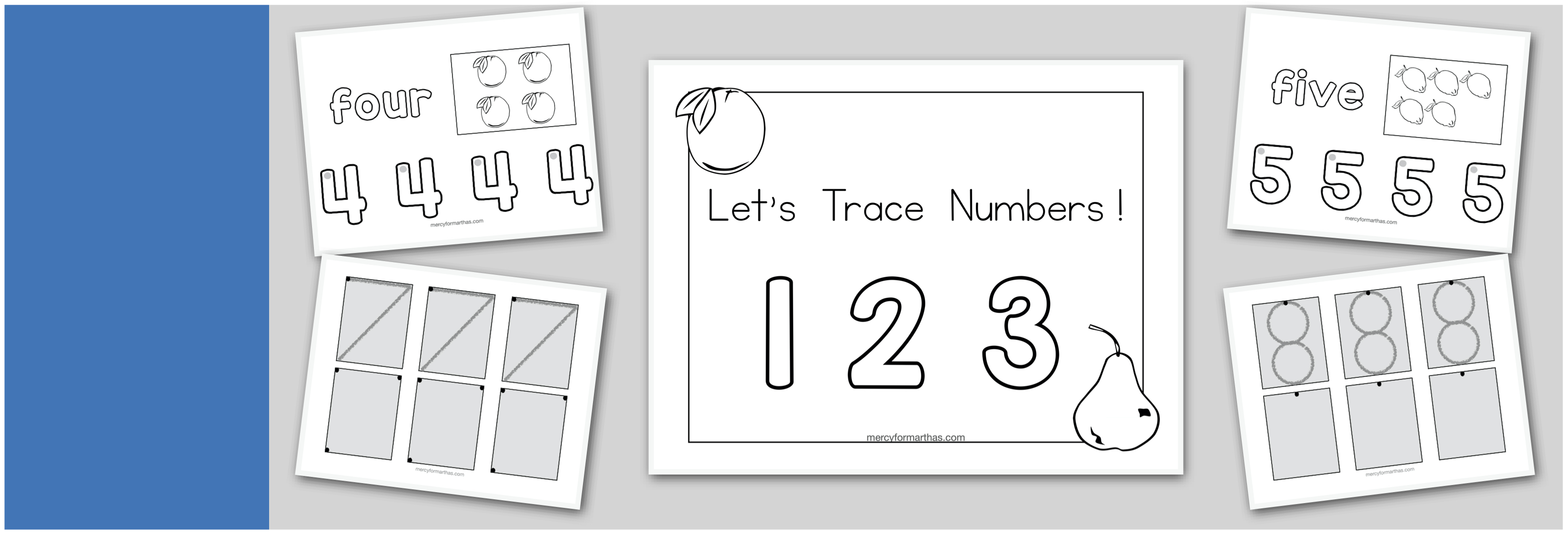 Let’s Trace Numbers ! and Block Numbers LWT Style – Mercy for Marthas