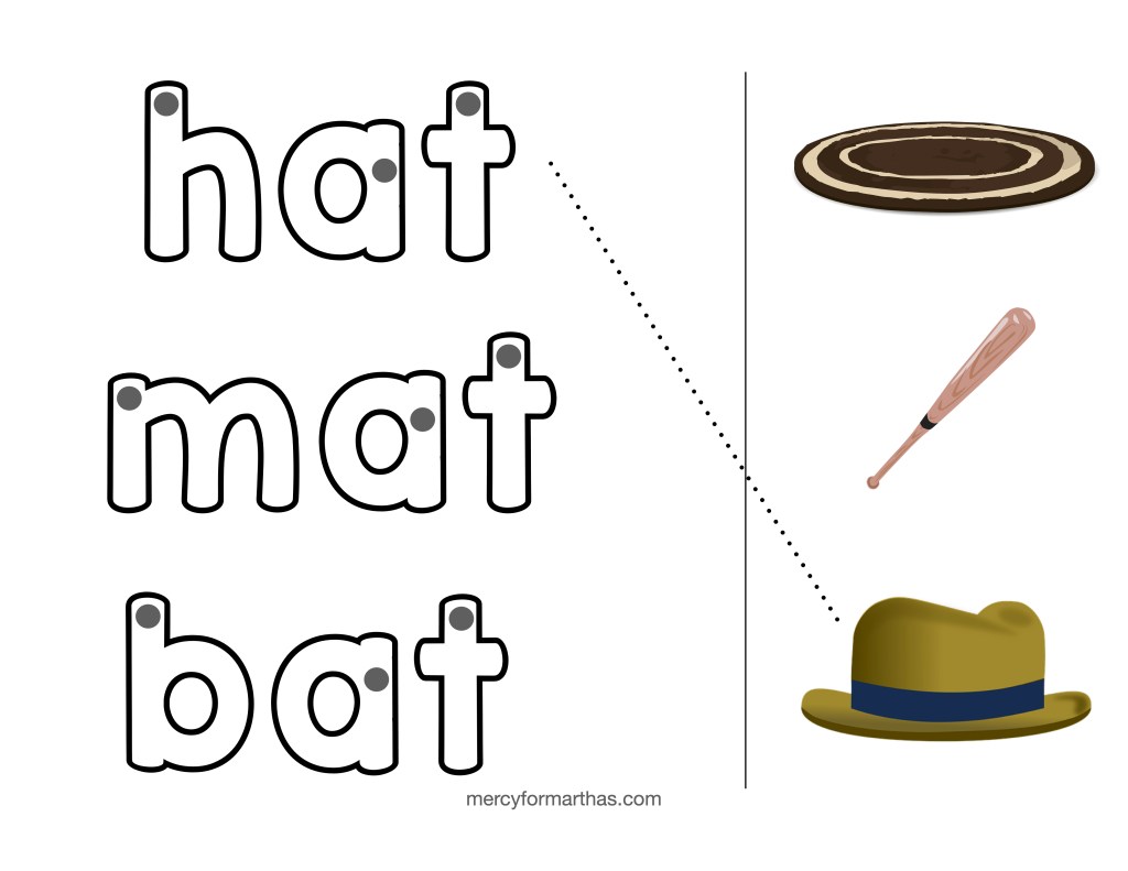 FREE Worksheets for Tracing and Spelling CVC Words – Mercy for Marthas