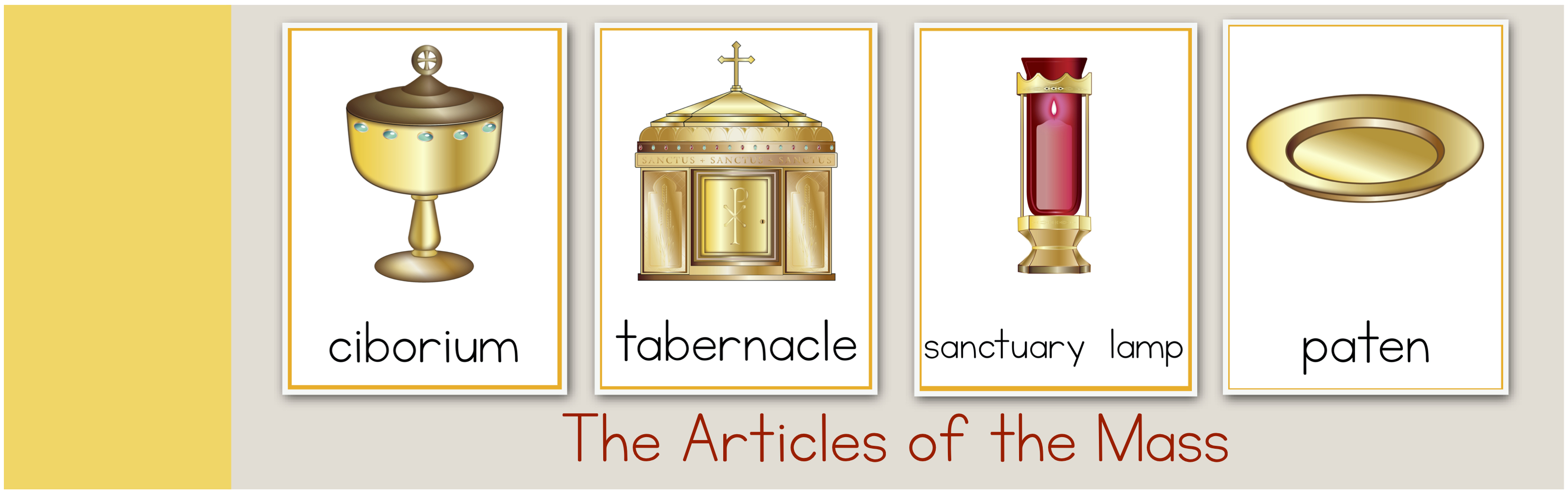 The Articles of the Mass: Three-part Cards – Mercy for Marthas