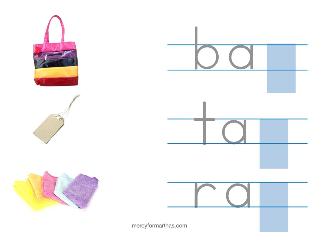 FREE Worksheets for Tracing and Spelling CVC Words – Mercy for Marthas