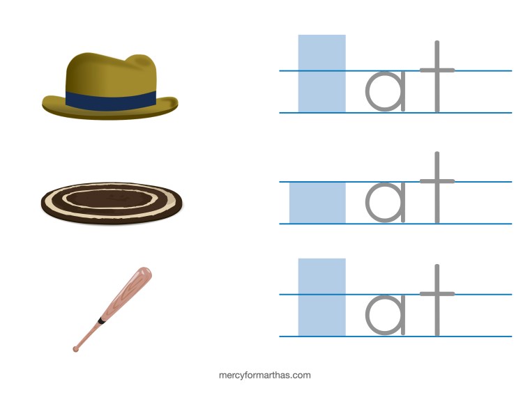 FREE Worksheets for Tracing and Spelling CVC Words – Mercy for Marthas