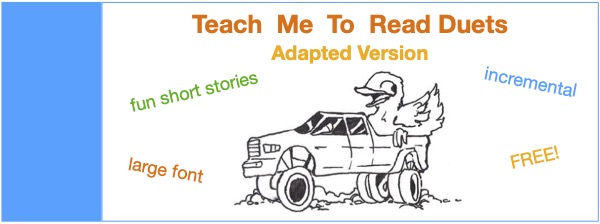 Teach Me to Read Duets: Another Free Adapted Reader for Children with ...