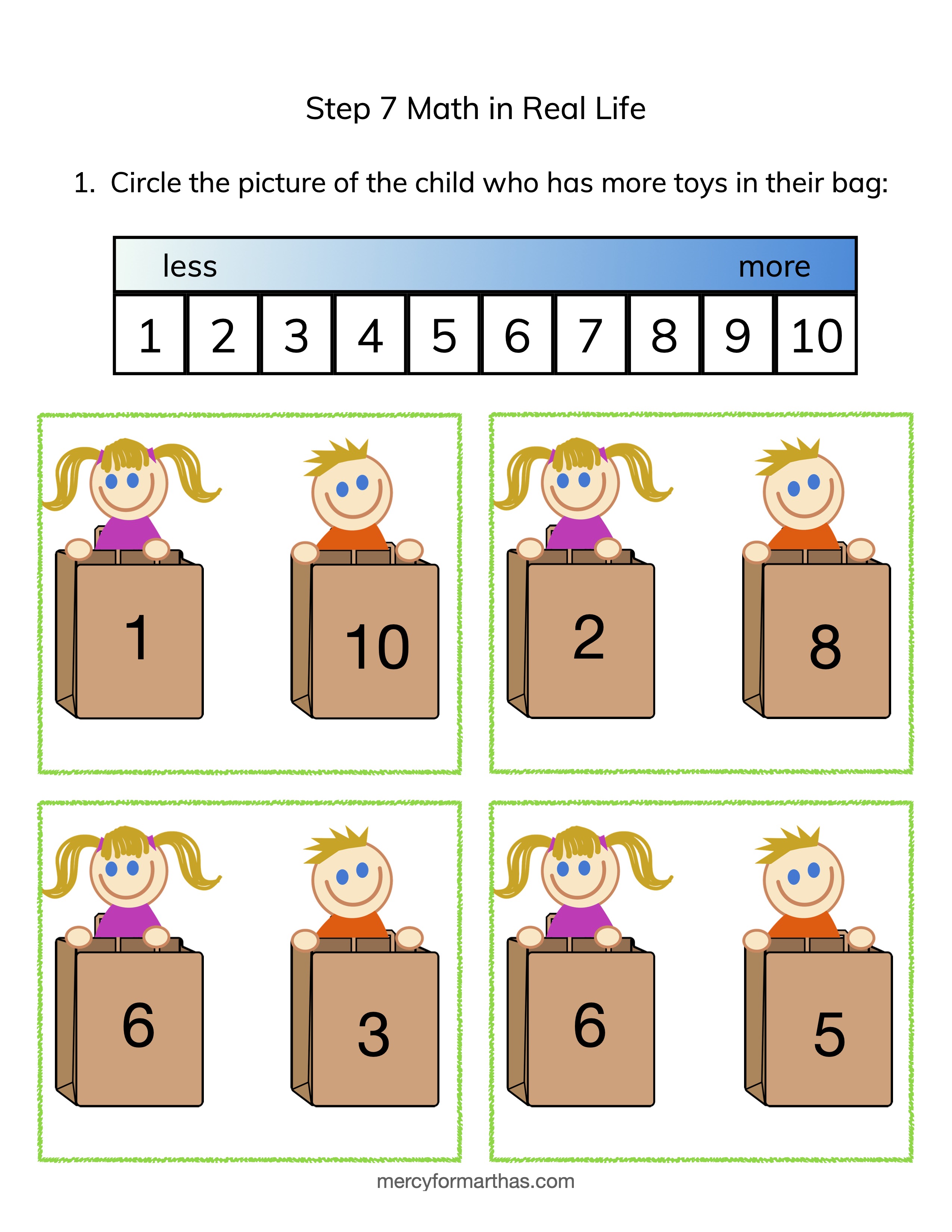 Simply Addition Level 1 – A FREE Math Workbook for Kids with (or ...