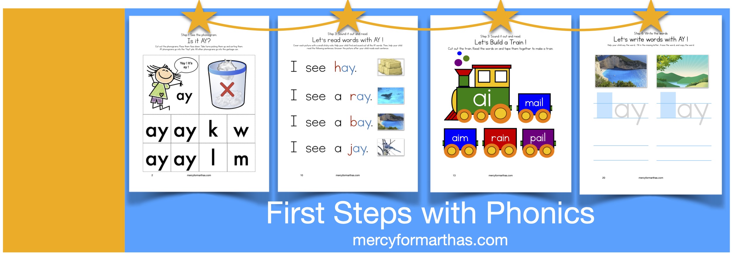 First Steps with Phonics: A FREE Phonics Workbook for Children with (or ...